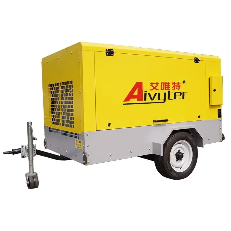 SYC Portable Diesel Screw Air Compressor - Aivyter Industrial Equipment